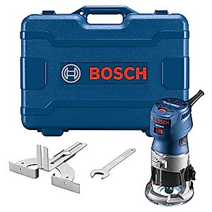 BOSCH GKF125CEK Colt 1.25 HP (Max) Variable-Speed Palm Router Kit with Edge Guide