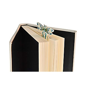 HOME-X Art Deco Dragonfly Colorful Bookmark, Tea Party Favor, Teacher Gift