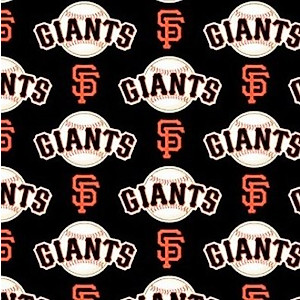 Major League Baseball San Francisco Giants - 100% Cotton, 60" Wide by The Yard