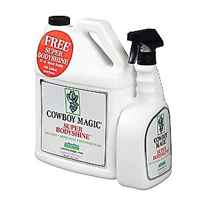 Cowboy Magic Super BodyShine Value Pack Detangler for Coat, Mane & Tail for Horses & Dogs, Mane and Tail Detangler Spray, Instant Detangling, Reduce Hair Breakage, Nourish Hair & Radiant Shine