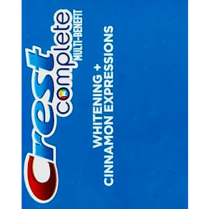 Crest Whitening Expressions Fluoride Anticavity Toothpaste, Cinnamon Rush, 6 oz