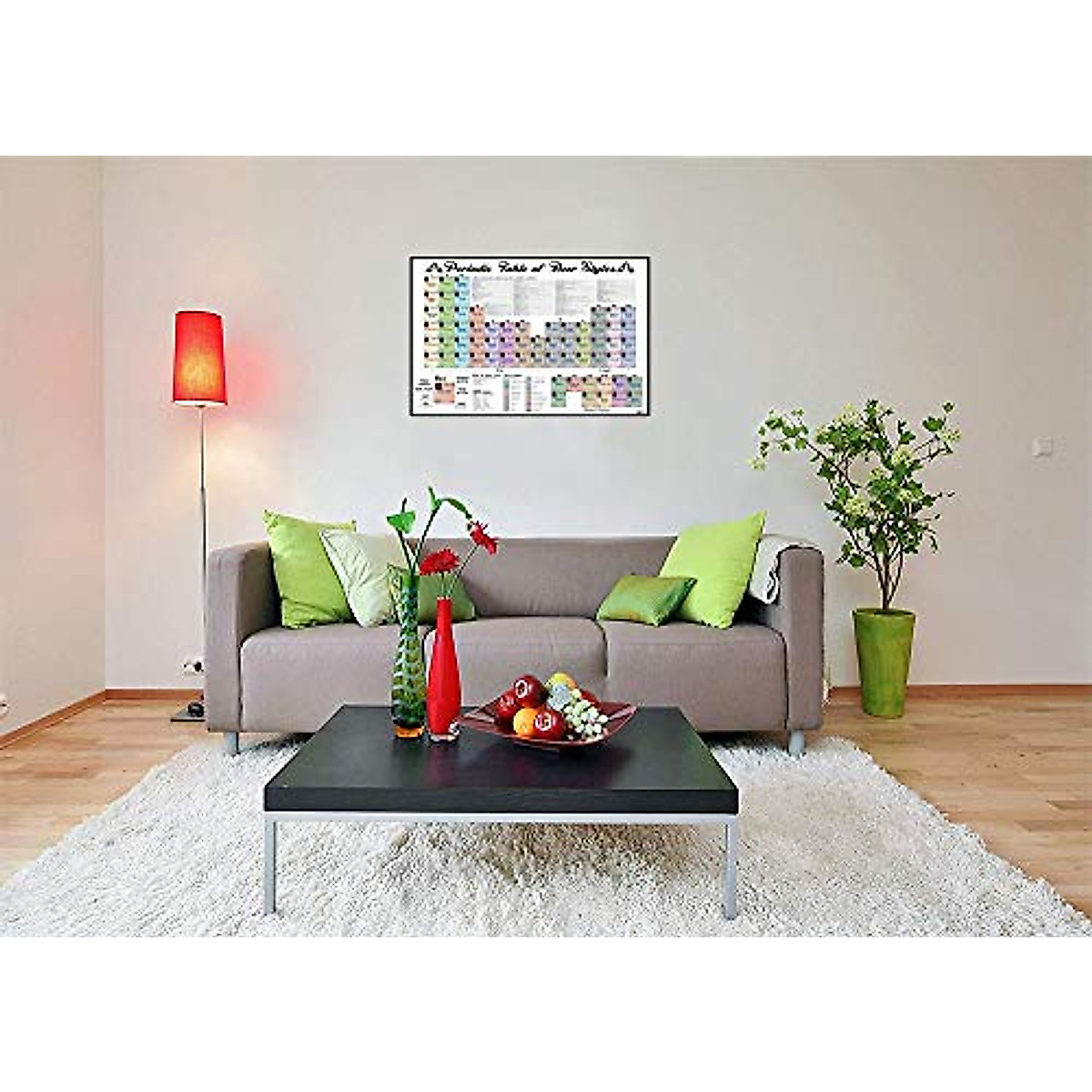 Picture Peddler Laminated Periodic Table of Beer Styles IV 2017 Updated Version Brew College Drinking Art Print Bar Game Room Man Cave Poster 24x36