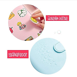 Reinvent Me D.I.Y. Planner,Personalize Notebook/Journal/Handbook/Planner/Diary with Fun Stickers,Embellishments,Loose-leaf papers,Paper Clips etc. (blue,replace with new gifts)