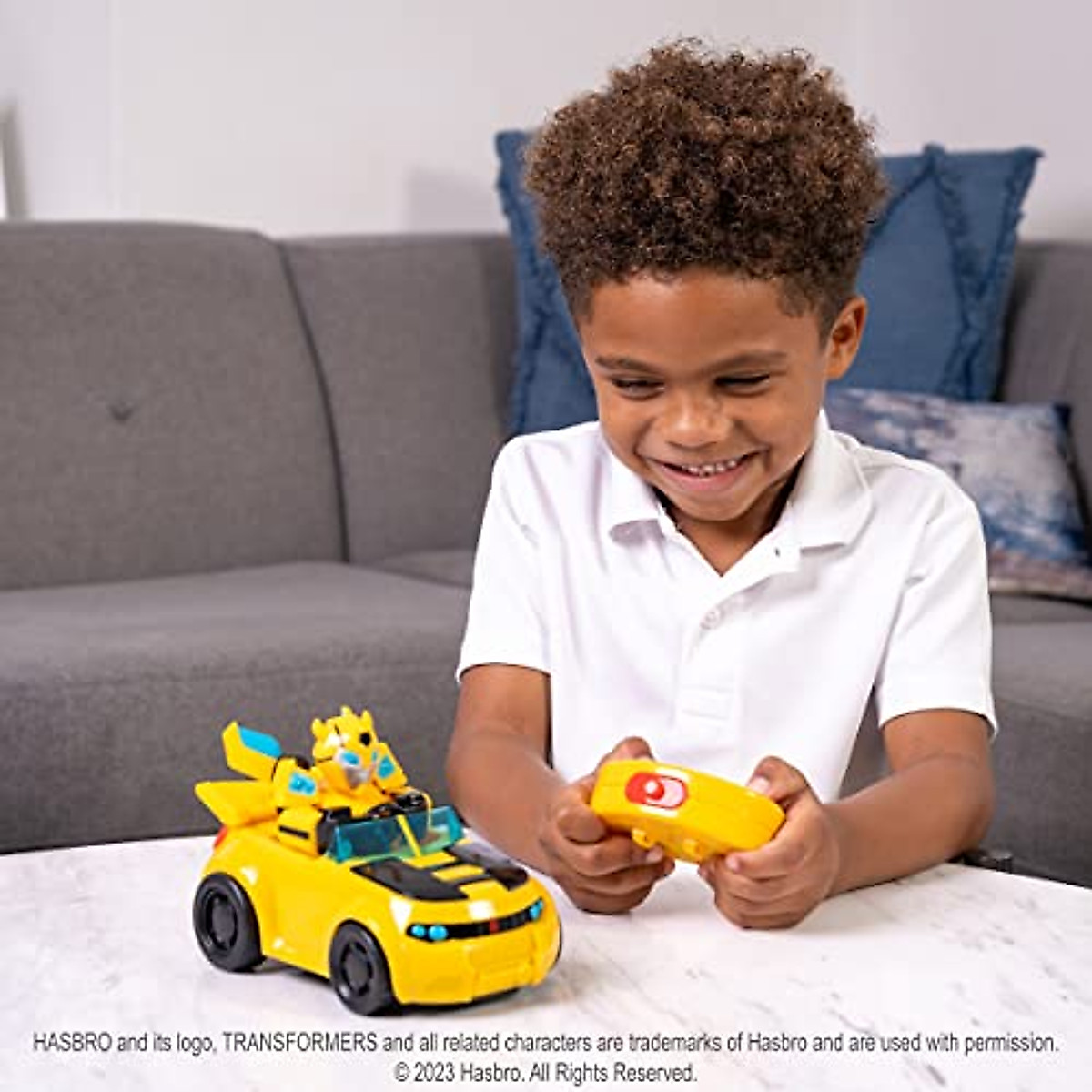 Transformers Rescue Bots Academy Bumblebee RC Radio Control Car, Toys for Kids and Adults