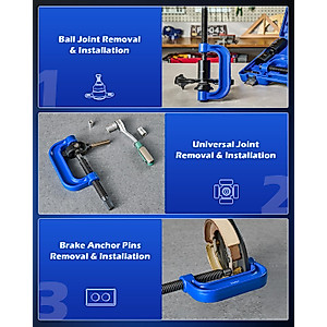 Orion Motor Tech 21PCS Master Ball Joint Press, Upper and Lower Ball Joint Removal Tool, Automotive Ball Joint Press Kit