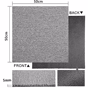 jxgzyy 20PCS 20x20”Square Carpet Floor Tiles Peel and Stick Commercial Carpet Tile Self Adhesive Carpet Tile Washable Carpet Flooring Tiles Commercial Carpet Squares for Flooring Indoor Outdoor