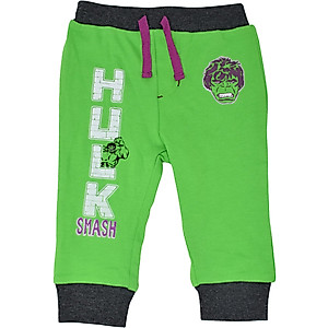 Marvel Avengers Black Panther Hulk Spiderman Toddler Boys Pants 3T