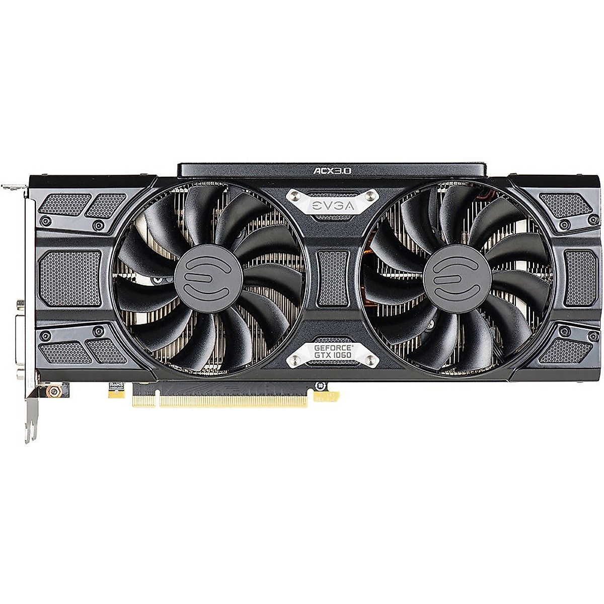 EVGA - NVIDIA GeForce GTX 1060 6144MB GDDR5 PCI Express 3.0 Graphics Card - Black (06G-P4-6264-KB)