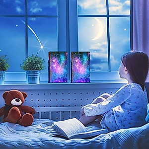 28 Pack Galaxy Party Favor Paper Bags, Space Galaxy Print Candy Favor Bags Goodie Popcorn Treat Bags Solar System Planet Present Wrapping Bags for Kids Birthday Space Galaxy Party Supplies