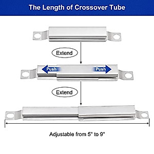 Aibabcue Grill Replacement Parts for Charbroil 463347418, 463347017, 463342119, 463376017, 463335517, 463332718 Gas Grill, Stainless Steel Heat Plate, Grill Burner for 463347418 Charbroil Grill Parts