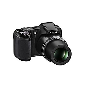 Nikon Coolpix L330 - 20.2 MP Digital Camera with 26x zoom 35mm NIKKOR VR lens and FULL HD 720p (Black)