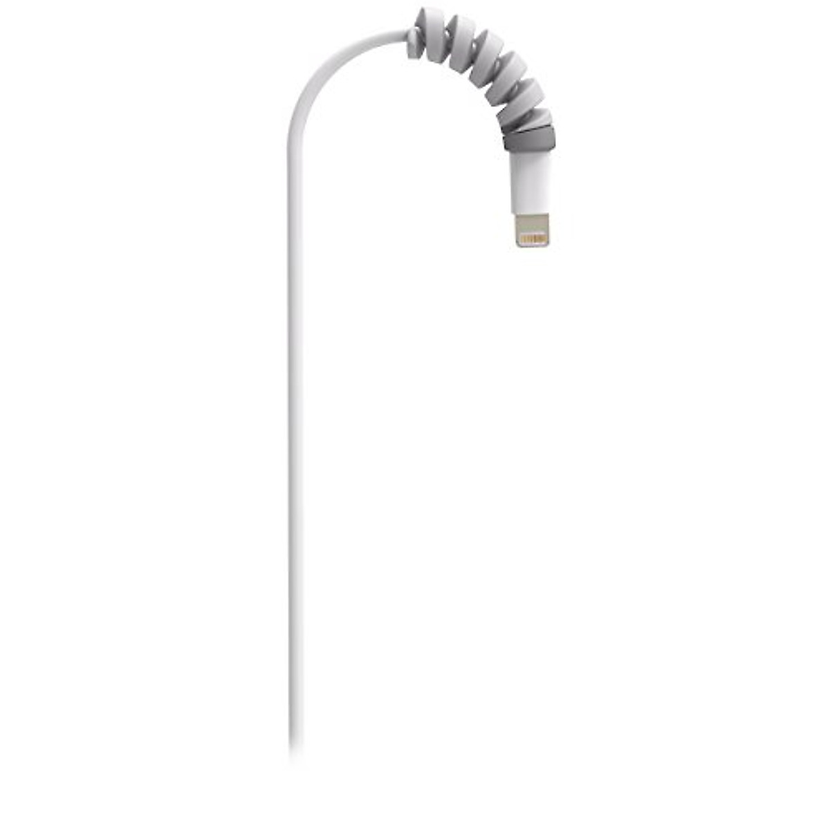 Leadtrend Charger Cable Saver Protector - Snug Fit for All Cell Phones, Computers, and Chargers. Compatible with All Apple & Android Wires - Easy Use Protect Your Investment. ((Grey/Green)