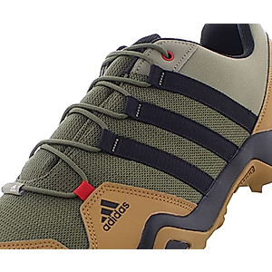 adidas Men's AX2S Hiking Shoes, Focus Olive-core Black-mesa, 13