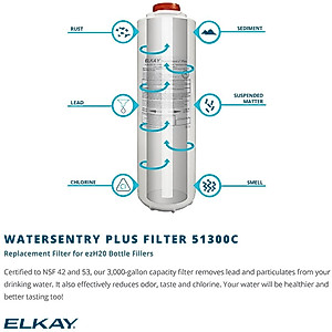 Elkay LVRCTL8WSK EZH2O Vandal-Resistant Bottle Filling Station &, Bi-Level Cooler Filtered 8 GPH Stainless