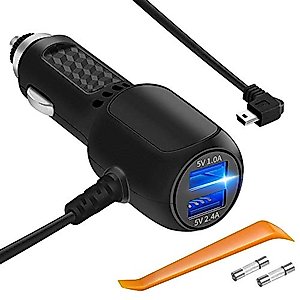 Dash cam Charger,2022 Upgraded Mini USB Car Charger for Garmin Nuvi 50LMT,51LMT,55LMT,58LMT,65LMT,67LMT,2557LMT,2555LMT,2597LMT Navigation