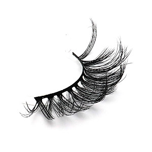 3D False Eyelashes book 8pair Cross Fluffy Natural Look Soft Reusable (3D689)