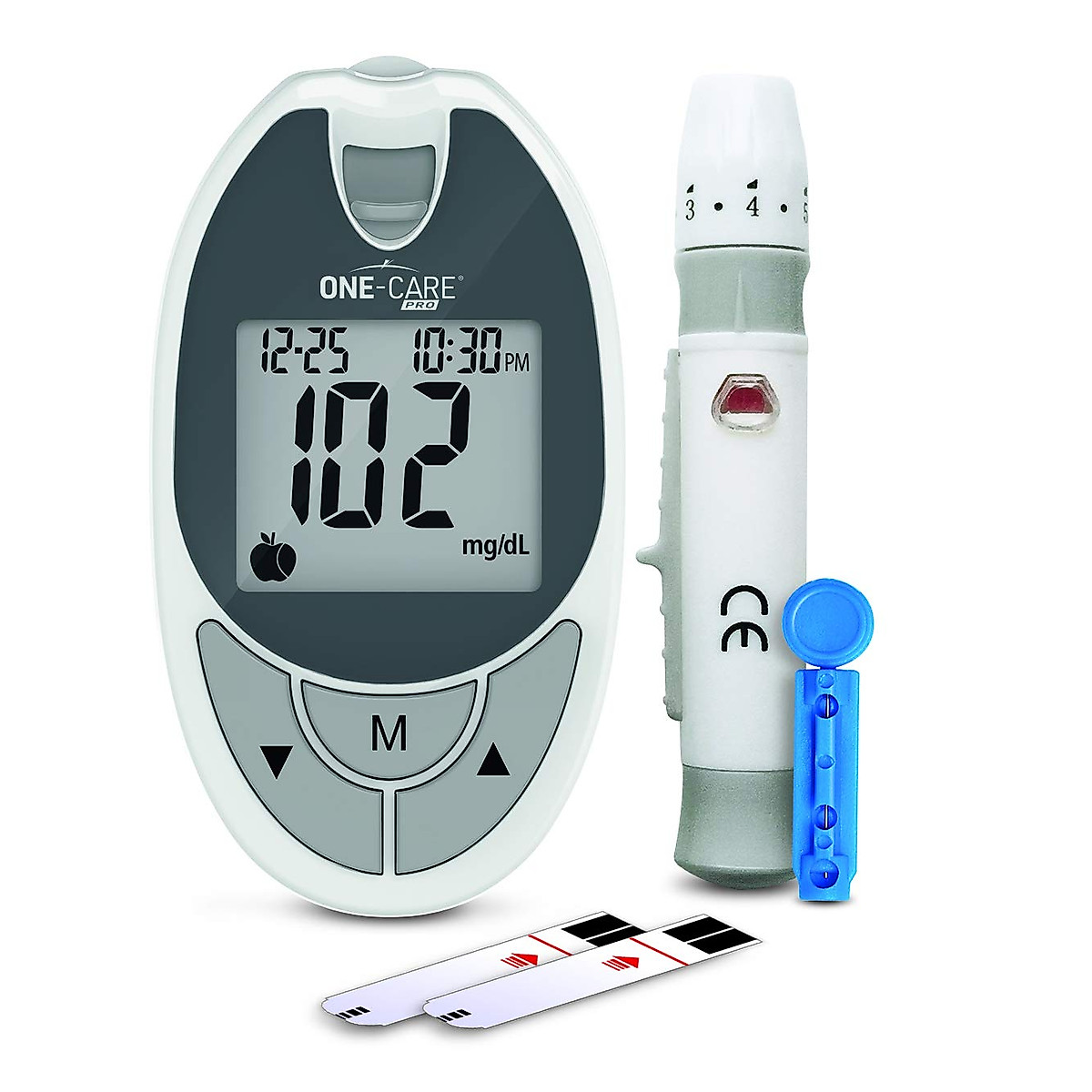 ONE-CARE 100 Count Glucose Test Strips, Precision Sugar Measurement (2 Boxes of 50 Each)
