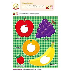 Play Smart Early Learning: Pre-k Activity Workbook : Learn Essential First Skills: Tracing, Coloring, Shapes, Cutting, Drawing, Picture Puzzles, Numbers, Letters; Go-green Activity-board