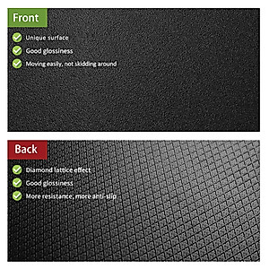 Chair Mat for Carpet, Tough and 1/5" Thick Office Chair Mat, 35" x 45" Anti-Slip Chair Mats for Carpeted or Hard Floors