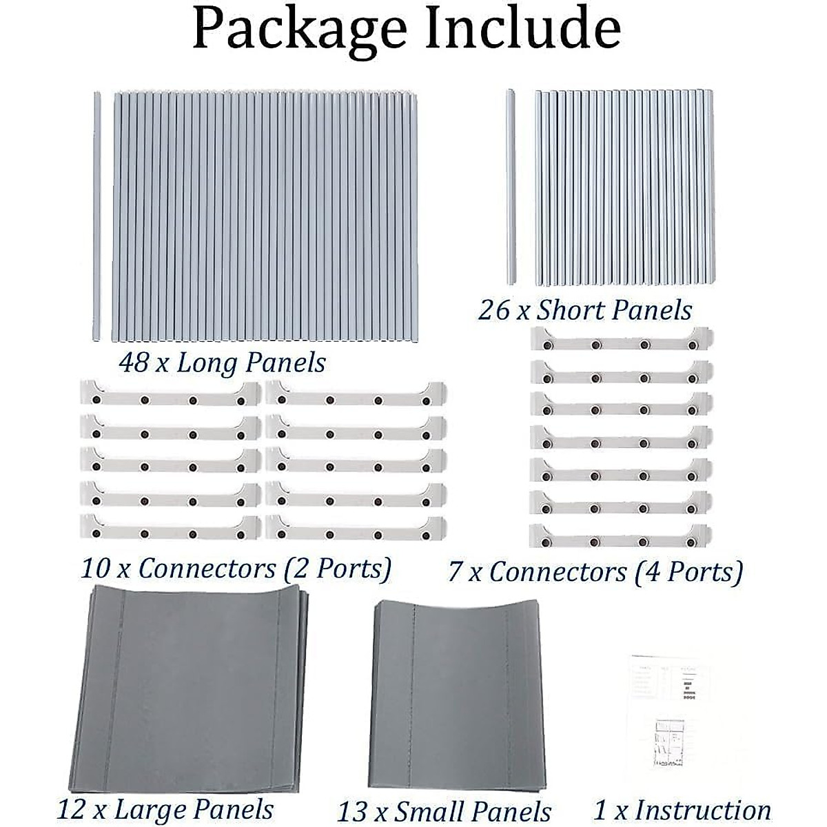 OPPSDECOR 9 Cube Bookshelf DIY Bookcase Adjustable Home Office Book Organizer Shelves Cabinet (Gray)