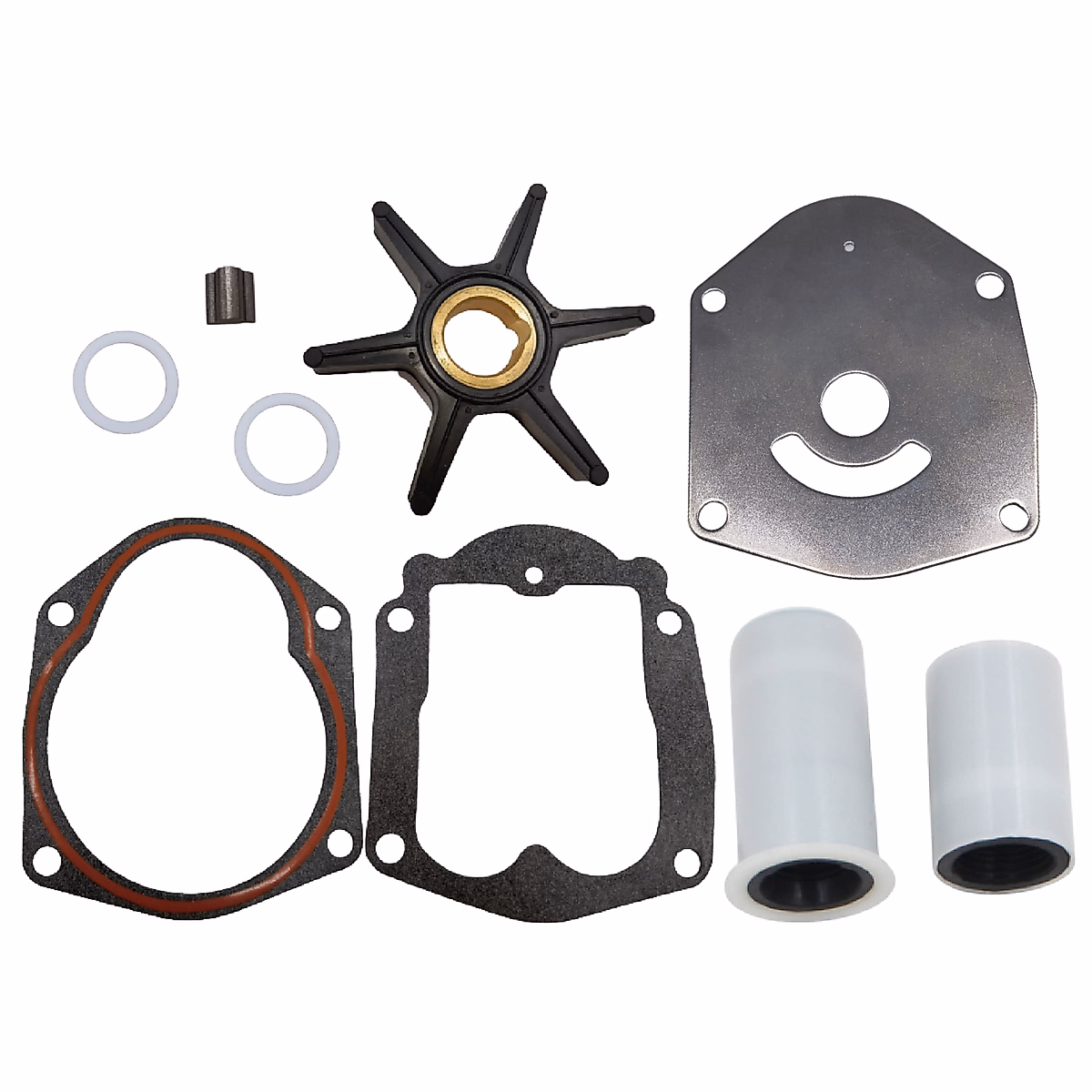 GHmarine 821354A2 Water Pump Impeller Kit for Mercury Mariner Force 30HP 40HP 45HP 50HP Outboard Engine 4-Stroke 1998-Up 821354A1