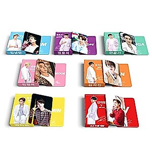 KPOPBP 378 Pcs Kpop Bangtan Boys Members Photocards Map Of The Soul Lomo Cards Gift box For ARMY Daughter