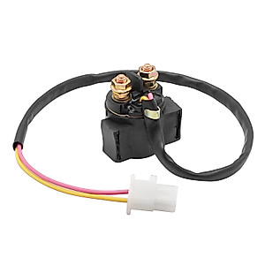 M MATI Starter Solenoid Relay & Spark for Yamaha Warrior 350 87-03 Big Bear 350 Moto-4 350 250 225 200 85-96 Timberwolf 250 92-00 Kodiak 400 93-95 4KD-81940-00-00 D8E-A0000-00-00 D7E-A0000-00-00