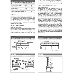 Bostik Ultra-Set Advanced Waterproofing, Sound Reduction and Crack Isolation Membrane