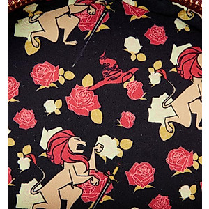 Loungefly Harry Potter Gryffindor House Floral Tattoo Mini Backpack