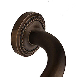 CRODY Bath Wall Attachment Handrails,Grab Bar Rails Bathroom Grab Bar, Wall-Mounted Straight Hair Towel Rack, Sturdy Brass Shower Safety Handle for Bathtub, Toilet, Bathroom, Kitchen