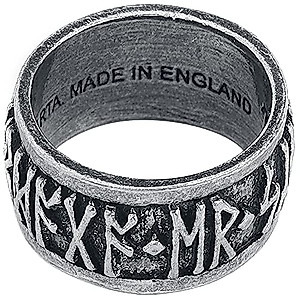 Alchemy Metal Wear Halloween Party Fashion Jewelry Runeband Ring Size Y/12