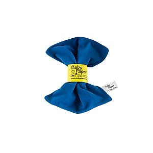 Baby Paper Original Crinkle Sensory Toy | Triangle, Yellow, Blue 3-Pack | Bright Colors, Washable, and Non-Toxic Crinkle Paper for Babies | Perfect Bow Gift Topper Reusable as a Crinkle Toy