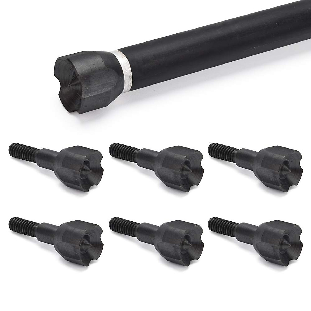 100 Grain Archery Hammer Broadheads Hunting Small Game Arrow Point Tips Bow Practice Field Arrowheads (Pack of 12)