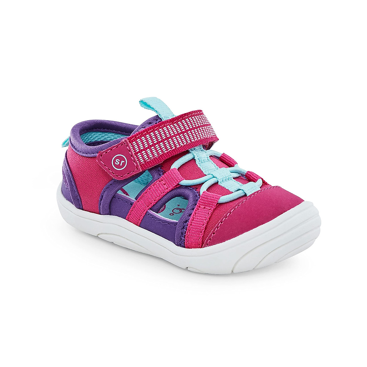 Stride Rite 360 Girls Blake Sneaker, Fuschia, 3 Infant