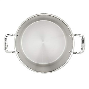 AmazonCommercial Tri-Ply Stainless Steel Stock Pot with Lid, 8 Quart