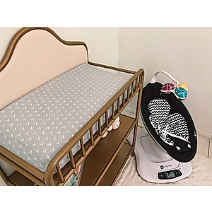 Infant Insert Compatible with 4Moms Mamaroo & Rockaroo – Car Seat Insert 2 Pack – Reversible Infant Car Seat Insert – Rockaroo & Mamaroo Newborn Insert – Soft Plush Minky Car Seat Head Support Insert