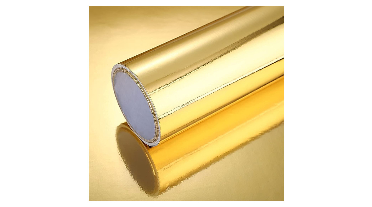Gold Mirror Contact Paper - Stylish DIY Shelf & Surface Decor