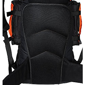 UNISTRENGH 55L Hiking Backpack Outdoor Waterproof Daypack for Sport Camping Fishing Travel Climbing Mountaineering Cycling (Red)