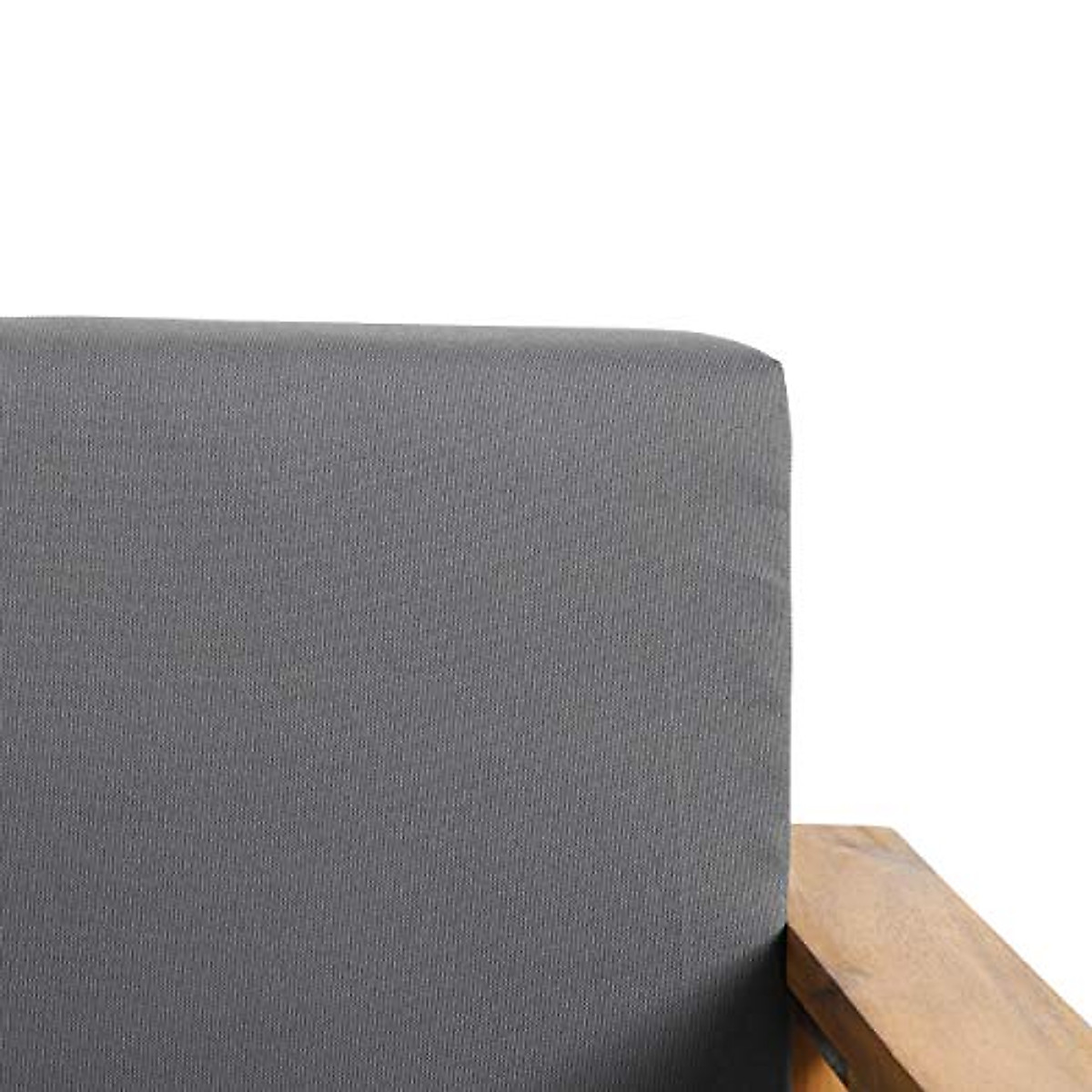 Christopher Knight Home Eudora Outdoor Acacia Wood Club Chair (Set of 2), Teak and Dark Gray