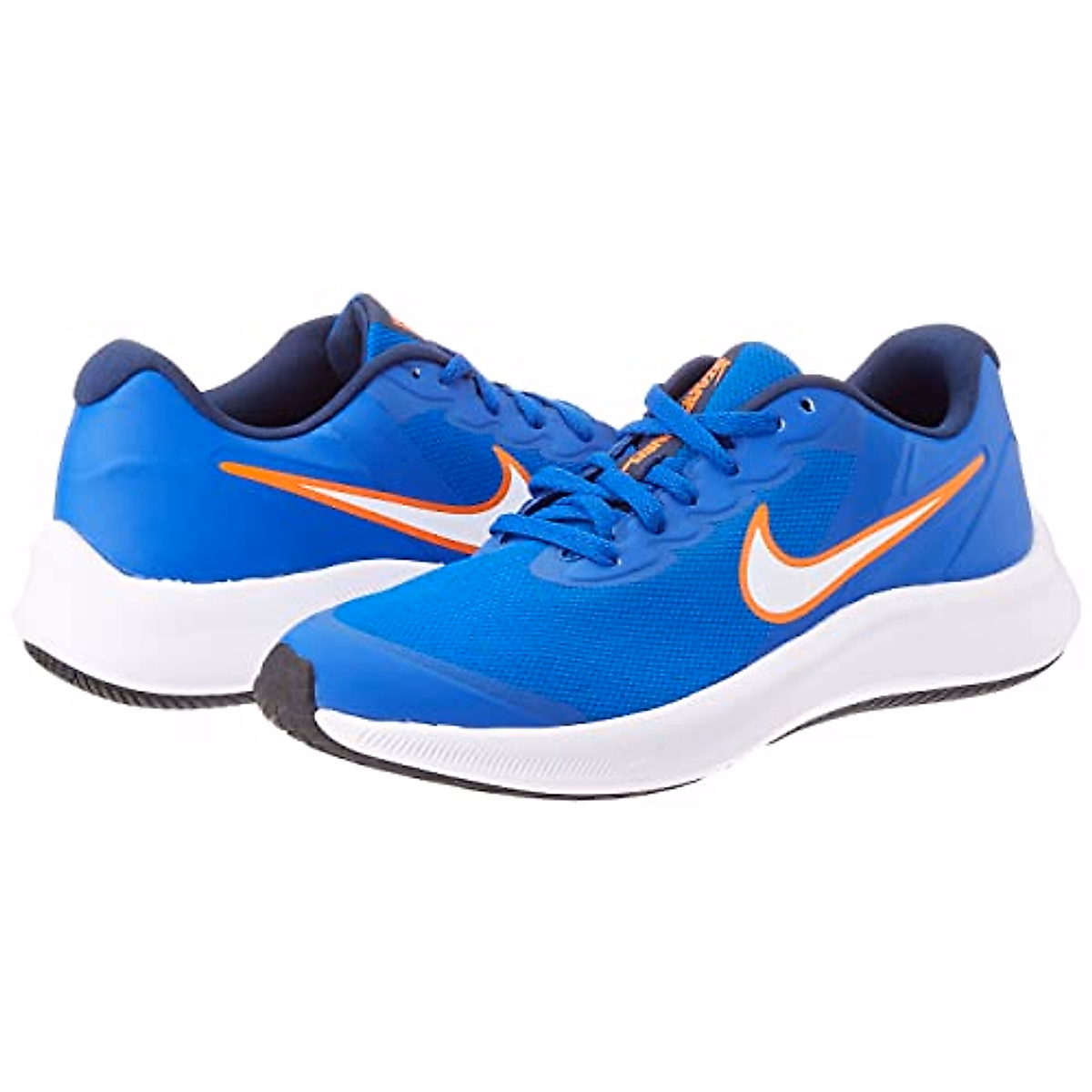 Nike Star Runner 3 Sneaker - Kids', Game Royal-white-midnight Navy, 3.5 Big Kid
