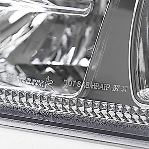 Spec-D Tuning 2LCLH-MST87-RS Ford Mustang Lx Gt Headlights W/Corner Lamps 1Pc. Chrome