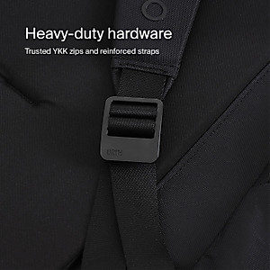 Urth Arkose 20L Backpack – 15” Laptop Bag, Weatherproof + Recycled (Black)