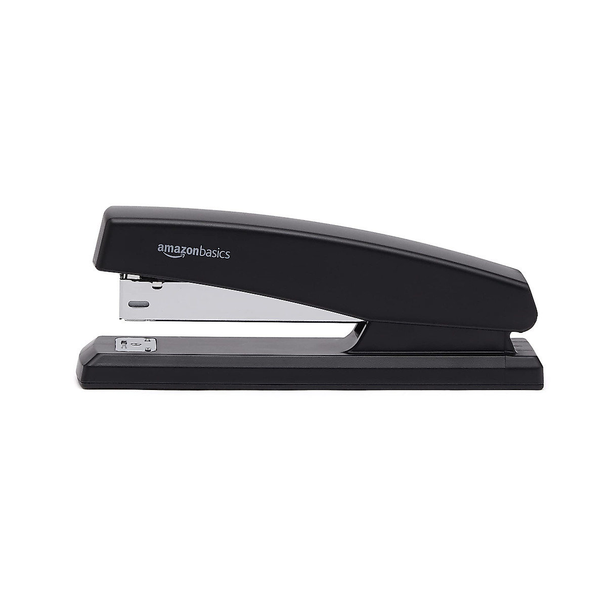 Amazon Basics Stapler with 3750 Staples, Office Stapler, 25 Sheet Capacity, Non-Slip, Black, 3 Pack
