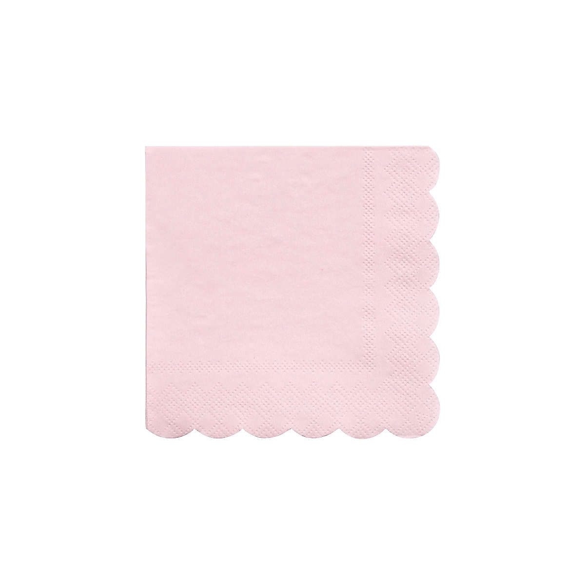 Meri Meri Disposable Paper Napkins (Pack of 20), Scalloped Edge, 2 Sizes, 15 Colors, Party Napkins