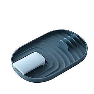 Multifunction Spoon Rest And Pot Lid Holder, Foldable Organizer Household Plastic Utensil Anti-Slip Pan Cover Holder Storage Rack Pot Lid Stand Spoon Shelf (White)