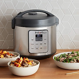 Instant Pot Zest Plus 20 Cup Cooked rice, 5Litre Rice Cooker,Steamer, Slow Cooker,13 One Touch Programs, No Pressure Cooking Functionality