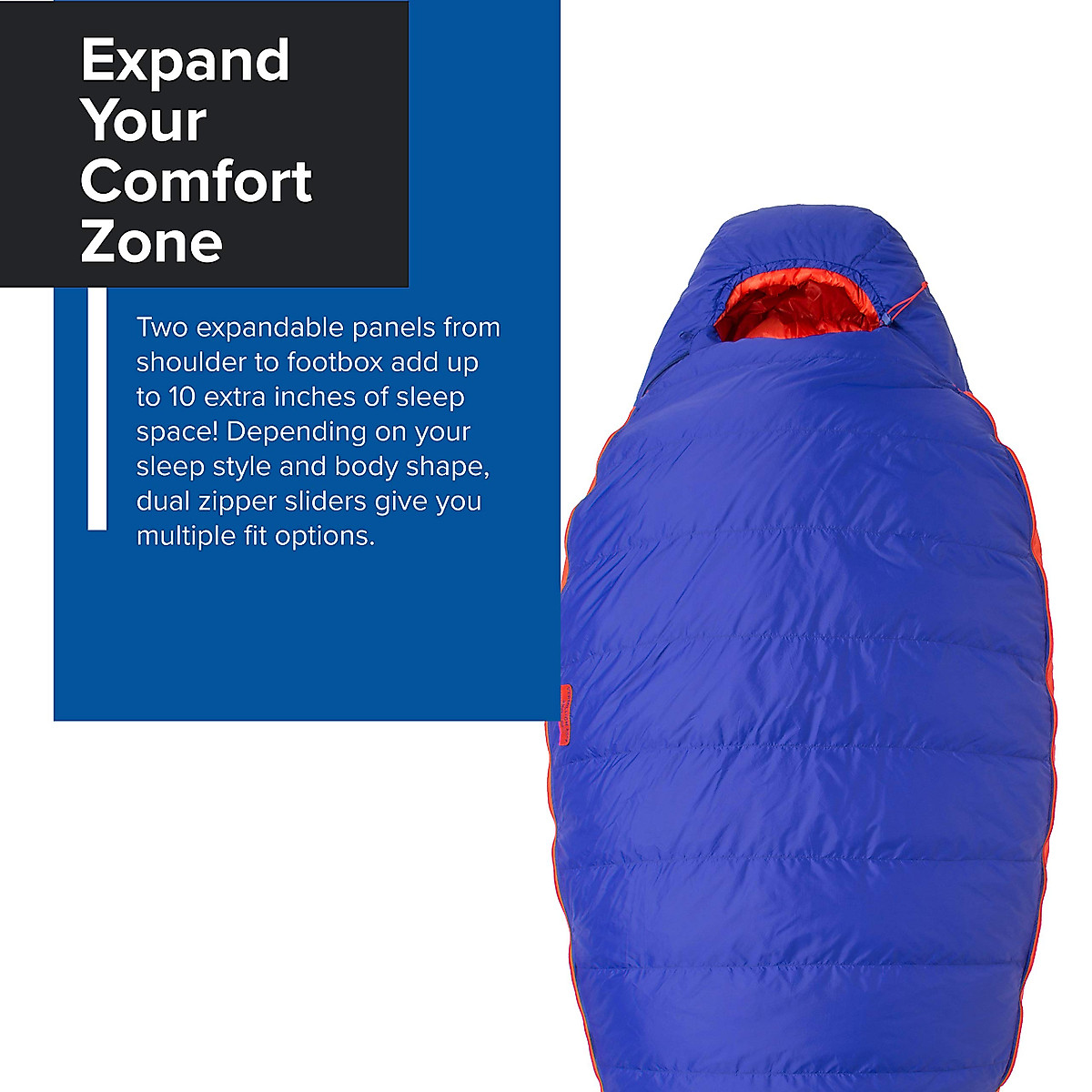 Big Agnes Women's Torchlight (600 DownTek) Sleeping Bag, 20 Degree, Regular