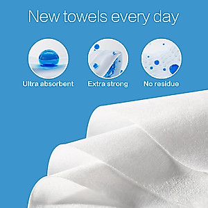 Winner Disposable Face Towel - 100% USA Cotton Face Towels, Unscented Facial Wash Cloth for Sensitive Skin, Super Soft & Thick Facial Towels, Makeup Remover Dry Wipes, 480 Count