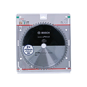 Bosch Professional Circular Saw Blade Standard for Wood (Wood, 305 x 30 x 2.2 mm, 60 Teeth Accessories, Battery Circular Saw)