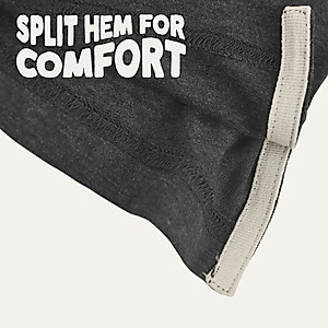 Teenage Mutant Ninja Turtles Casey Jones Mask Slim Fit Unisex Adult Triblend Heather T Shirt (Medium) Charcoal